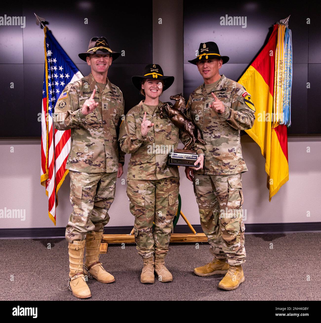 Maj. Gen. John B. Richardson IV, 1st Cavalry Division commanding ...