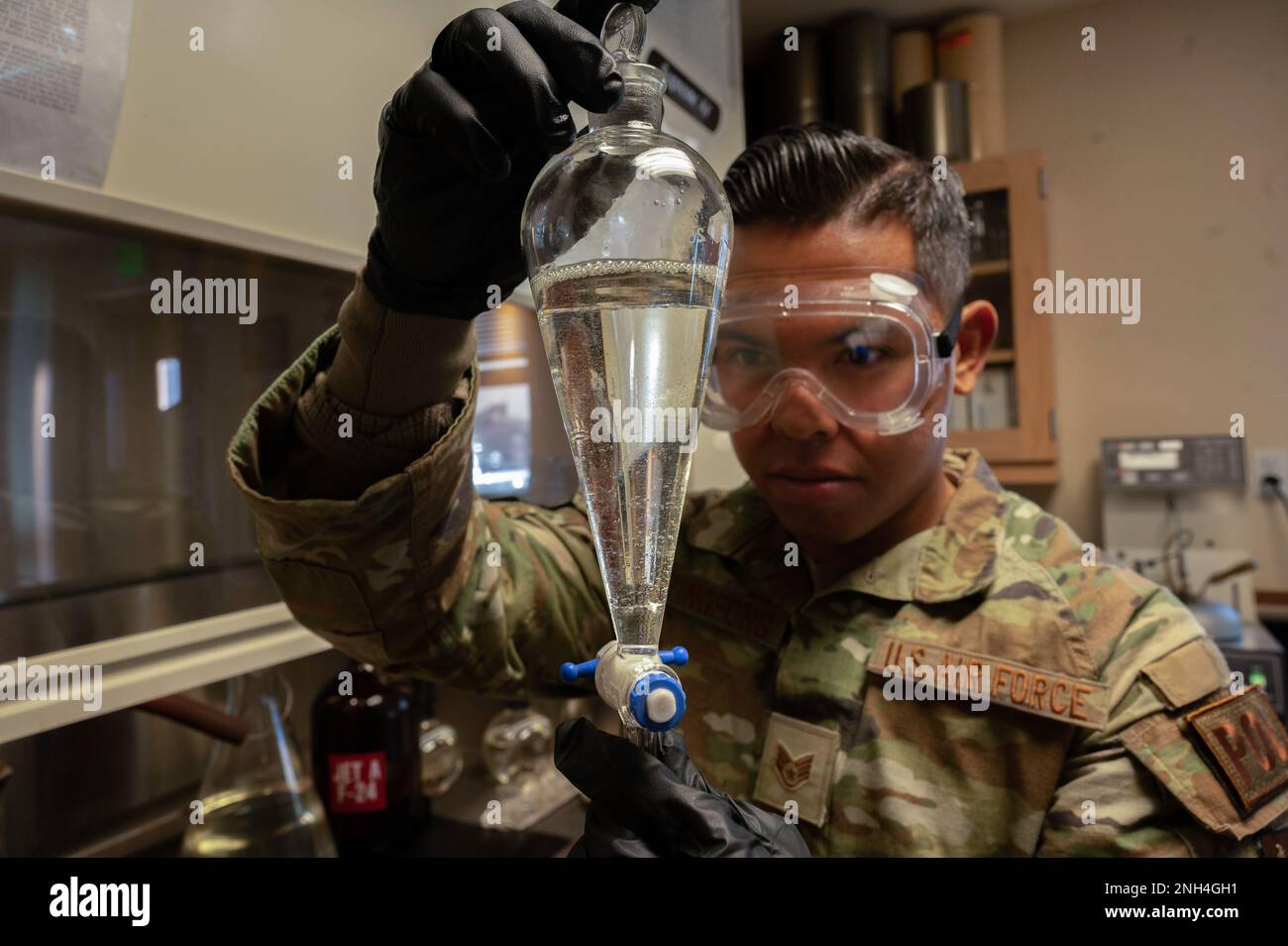 U.S. Air Force Staff Sgt. Austin Taitingfong, 49th Logistic Readiness ...