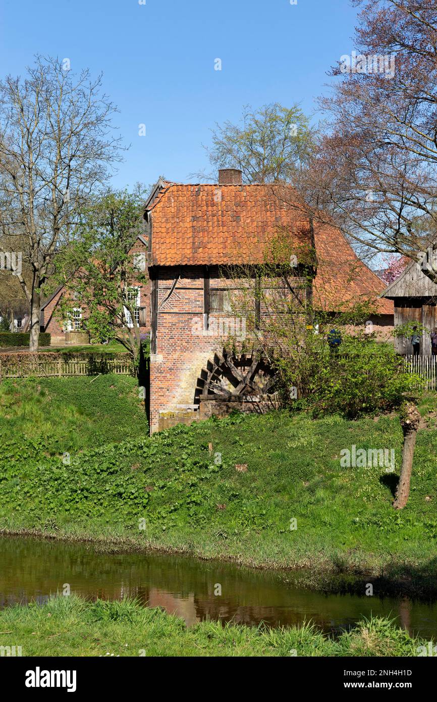 Farmhouse museum in the Vreden town park, Muensterland farm complexes ...