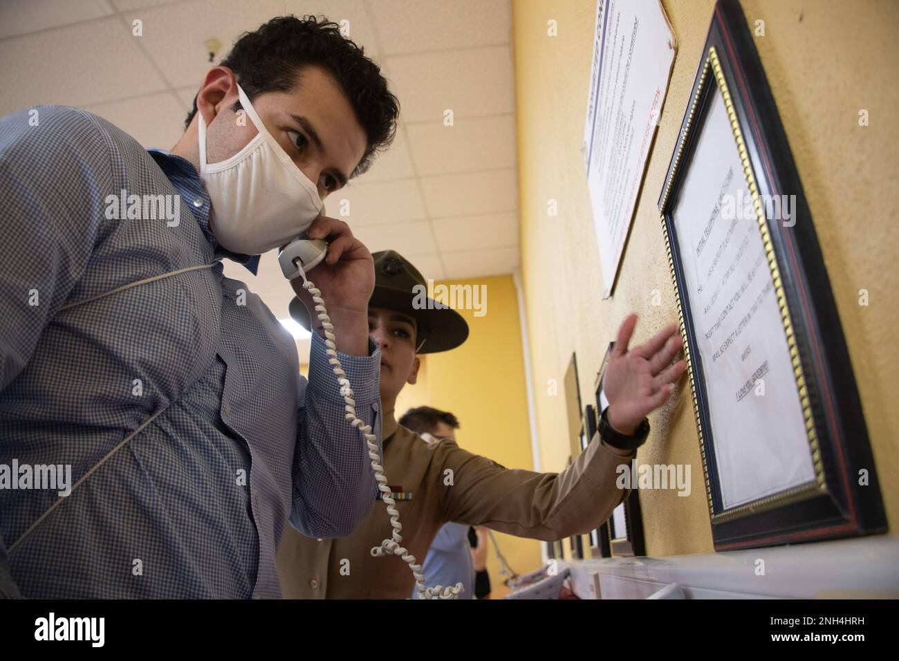 U.S. Marine Corps Recruit Ivan A. Tarango with Mike Company, 3rd ...