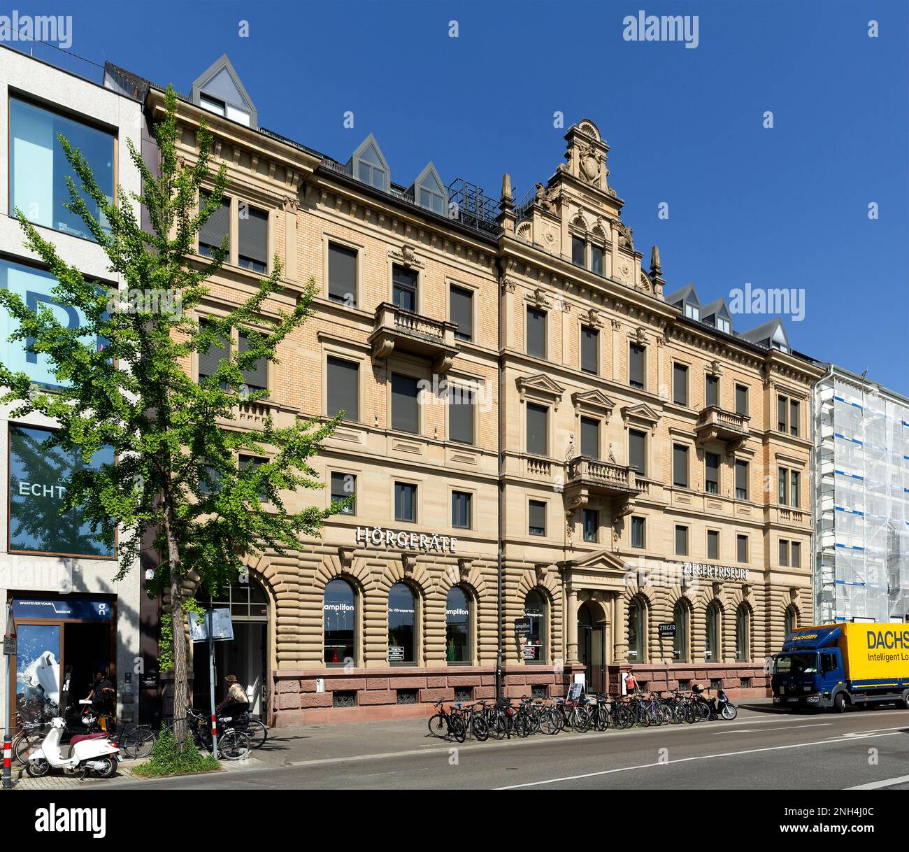 Old tax office, today office and commercial building, Constance, Baden ...