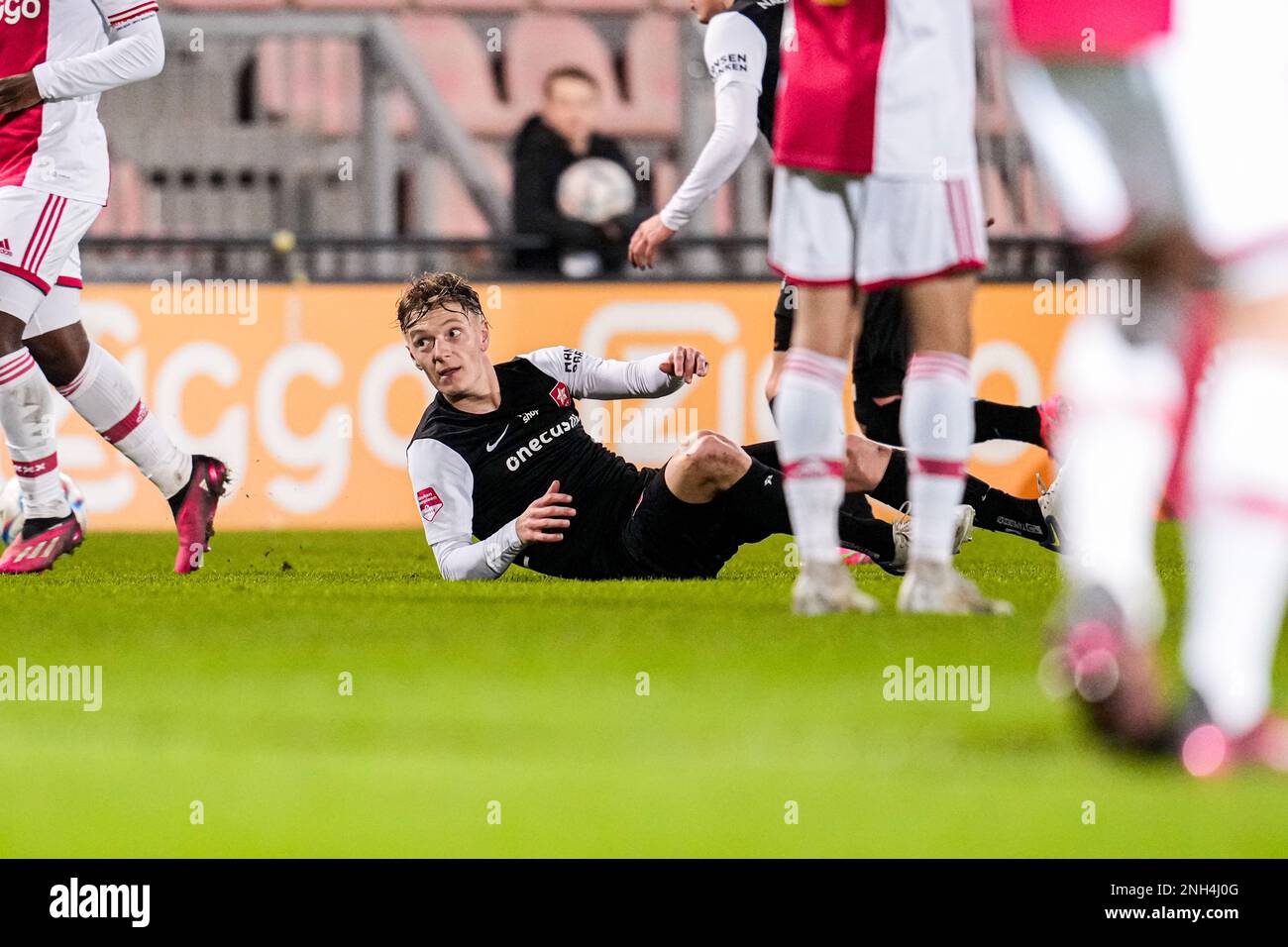AMSTERDAM, NETHERLANDS - FEBRUARY 20: Sven Blummel of MVV during the ...
