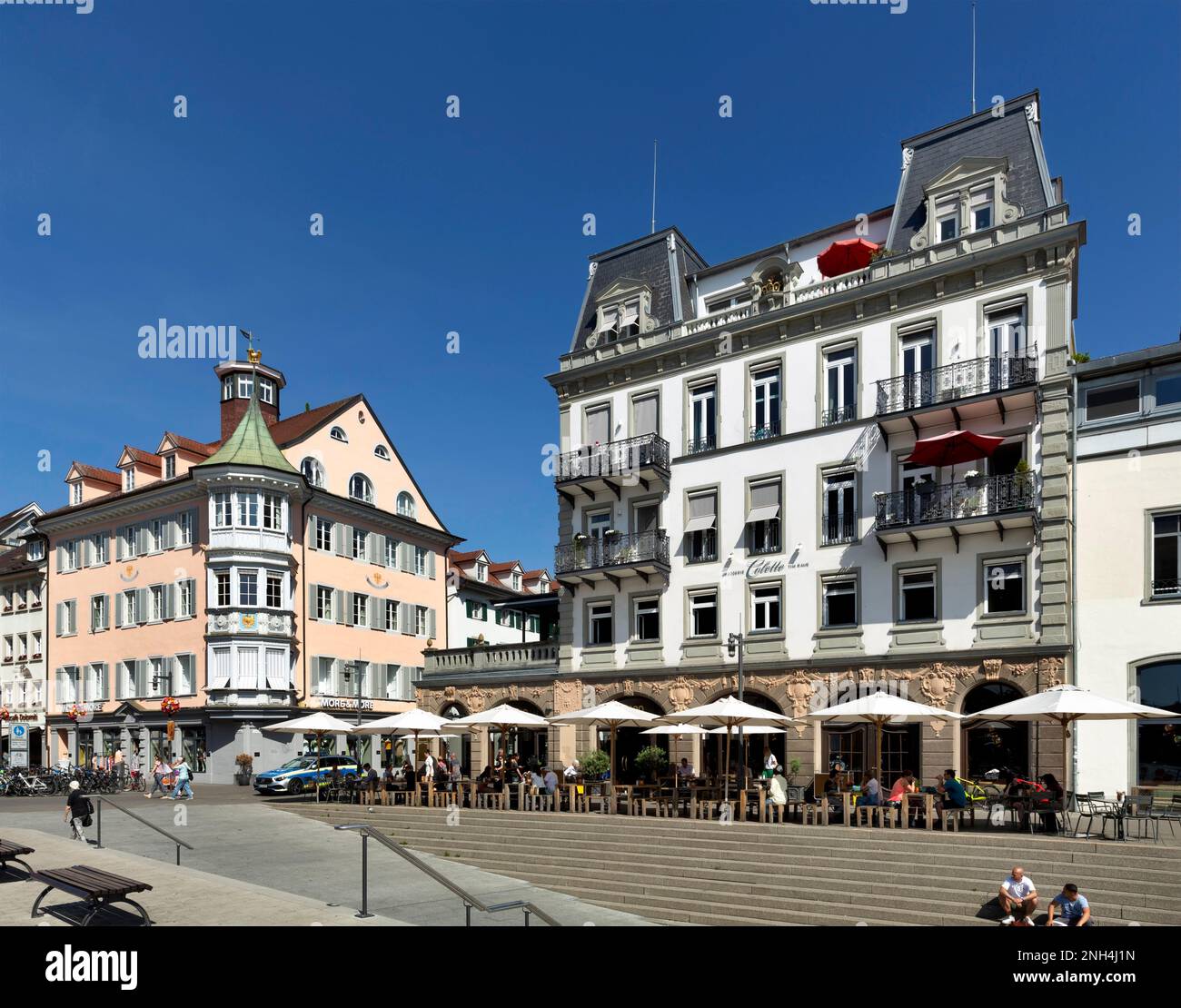 Old hospital and house Zum Goldenen Adler, residential and commercial ...