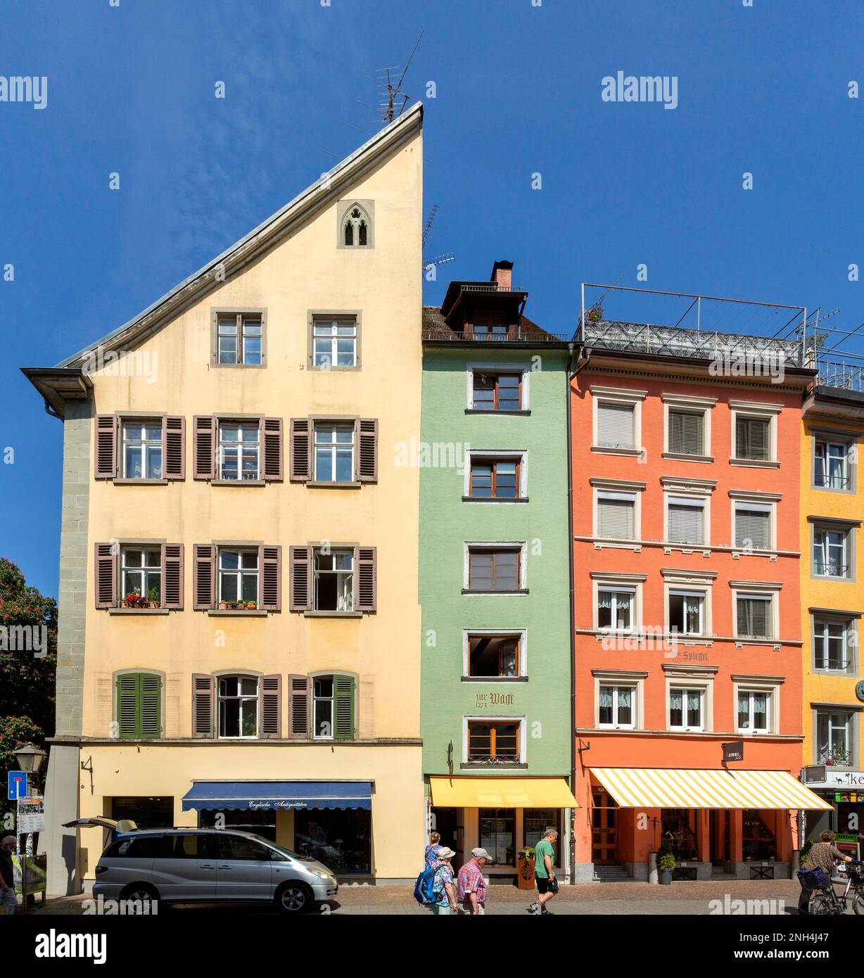 Haus Zum Spiegel and Haus Zum Waegle, Constance, Baden-Wuerttemberg ...