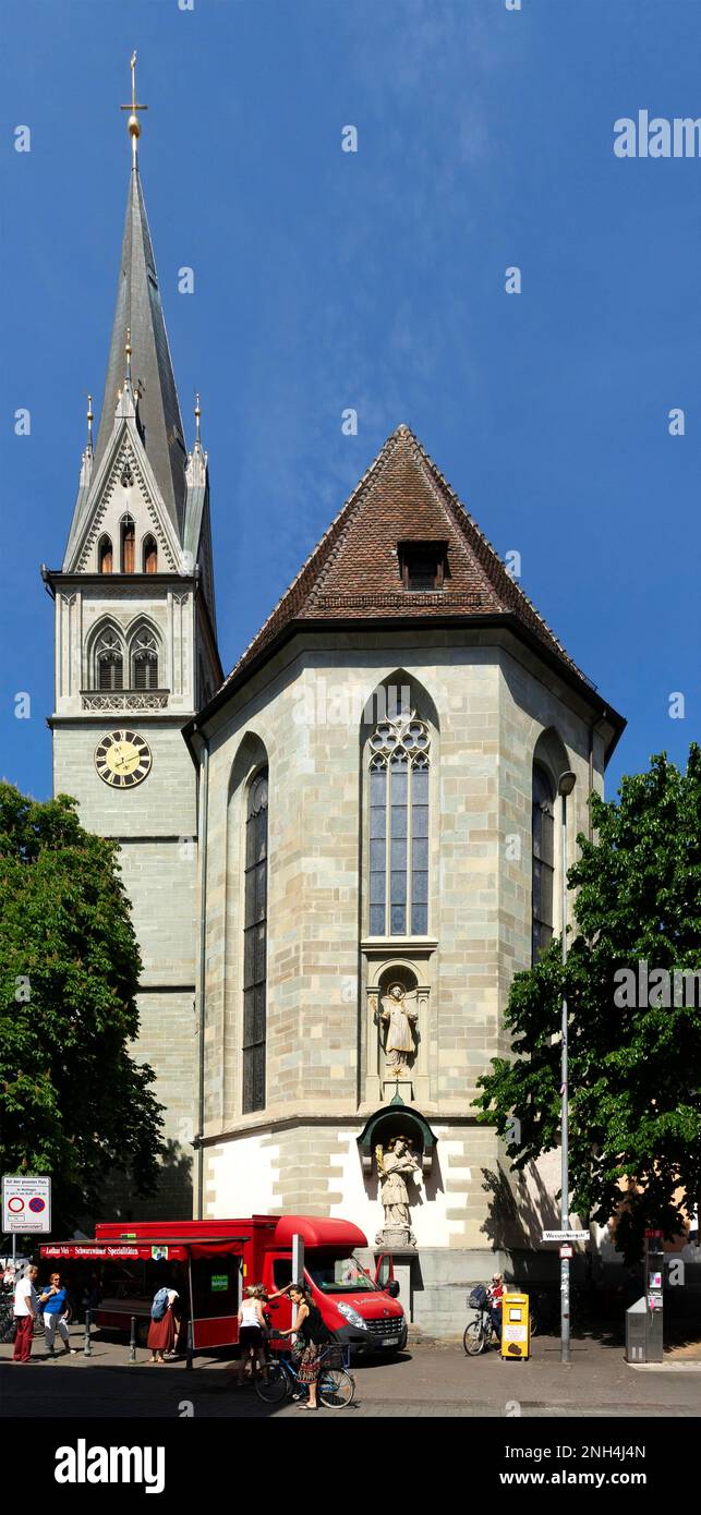 St. Stephens Catholic Church, Constance, Baden-Wuerttemberg, Germany ...
