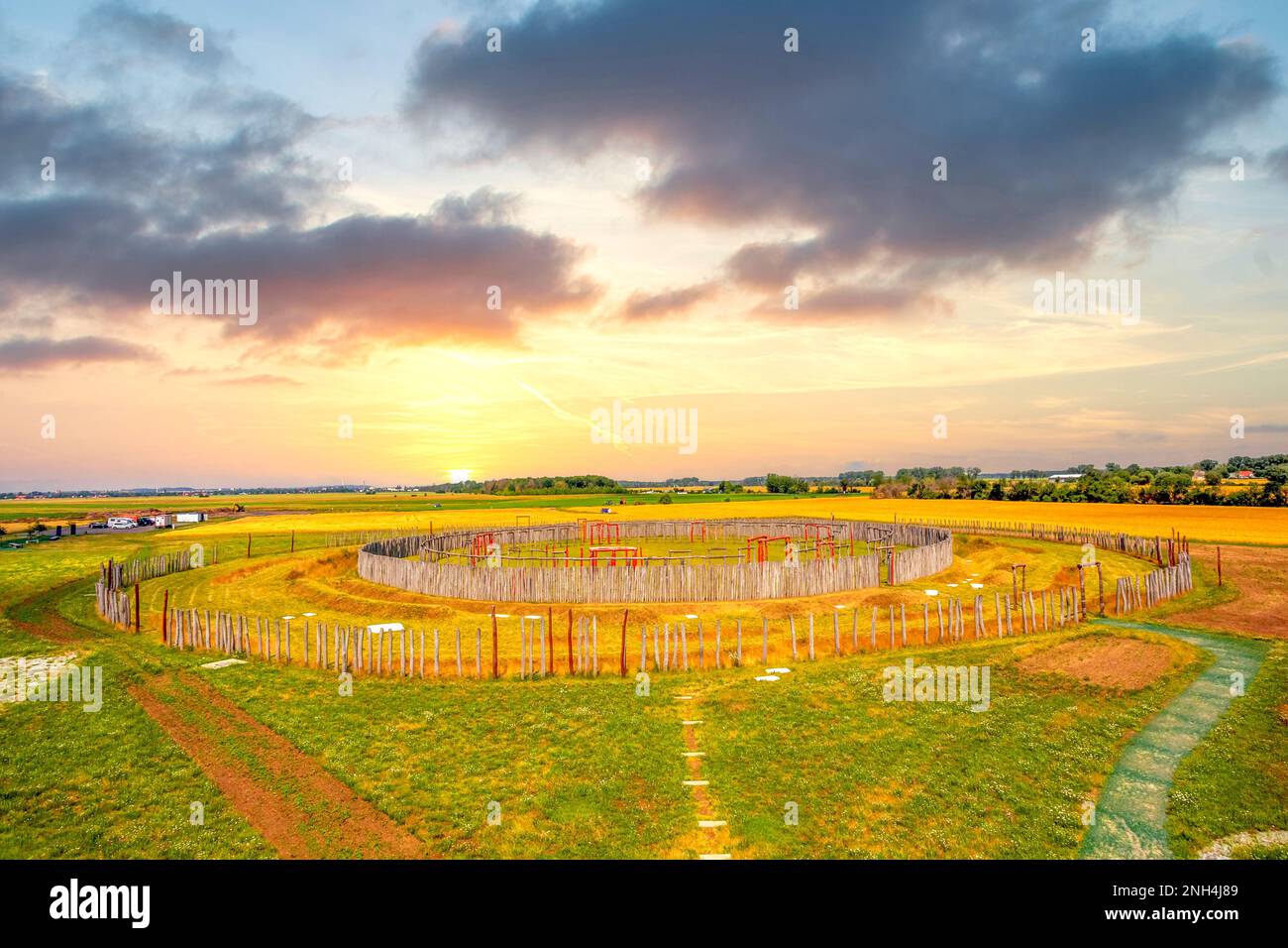 Ring Sanctuary, Poemmelte, Germany Stock Photo - Alamy