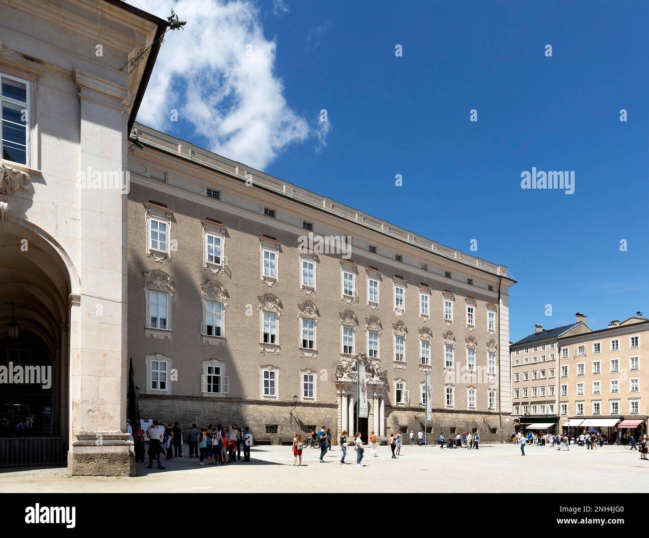 Old Residence, former prince-archbishops palace, Salzburg, Austria ...