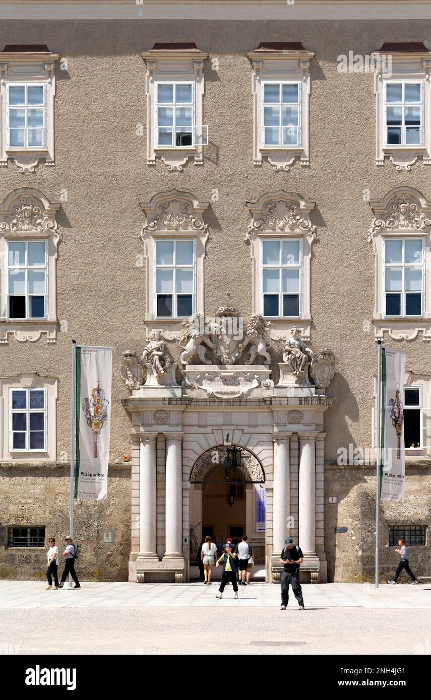 Old Residence, former prince-archbishops palace, Salzburg, Austria ...