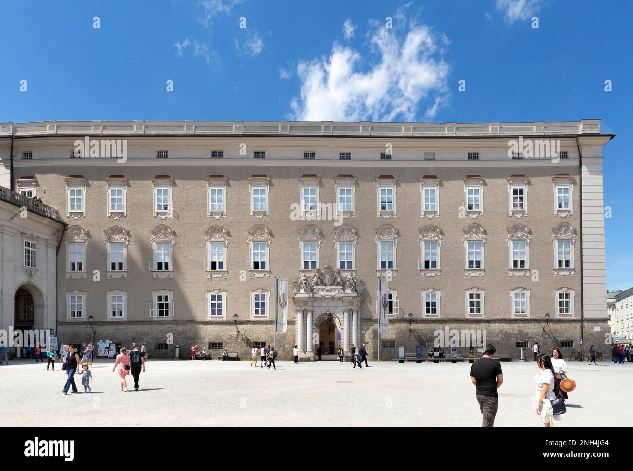 Old Residence, former prince-archbishops palace, Salzburg, Austria ...