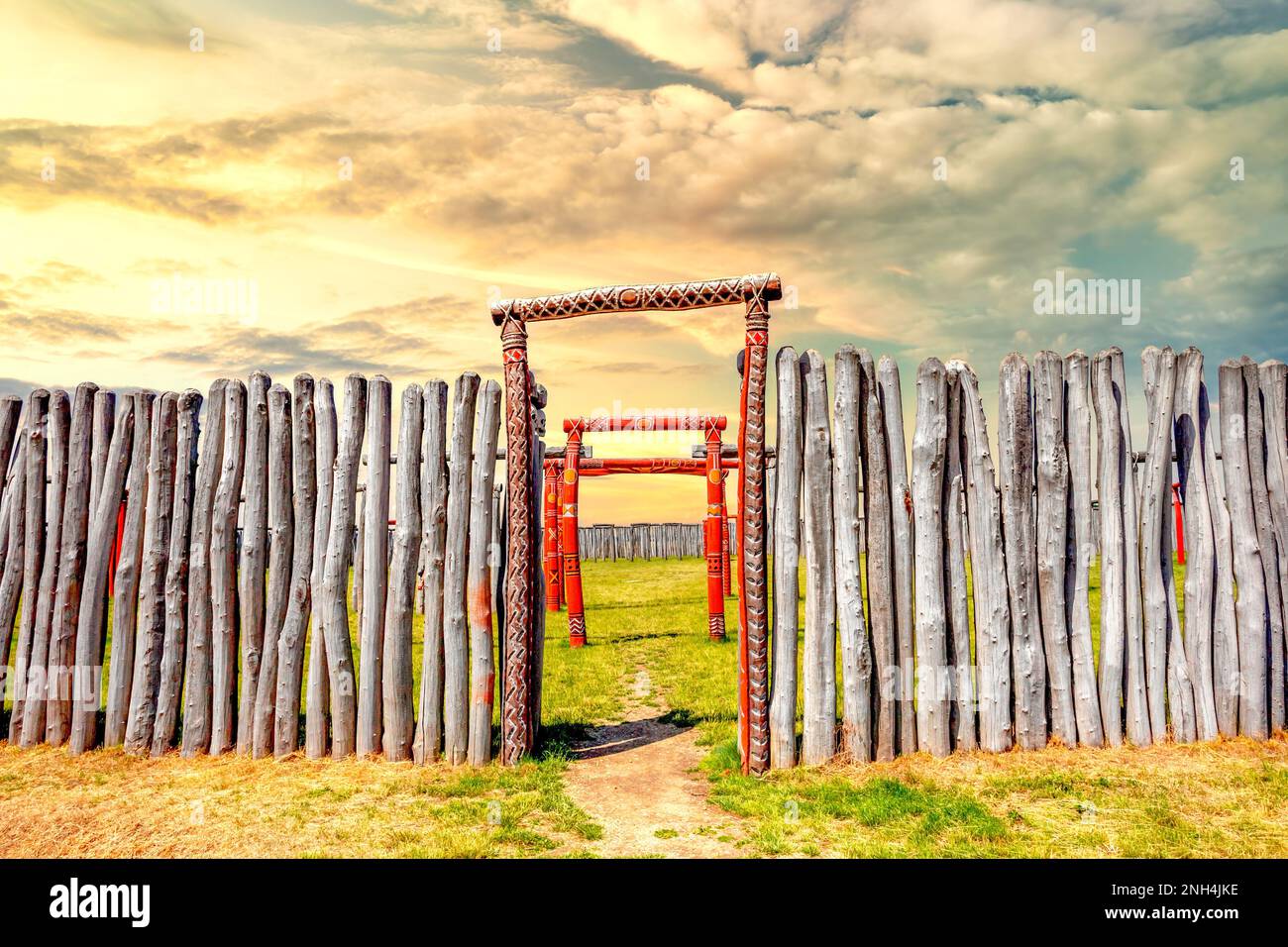 Ring Sanctuary, Poemmelte, Germany Stock Photo - Alamy