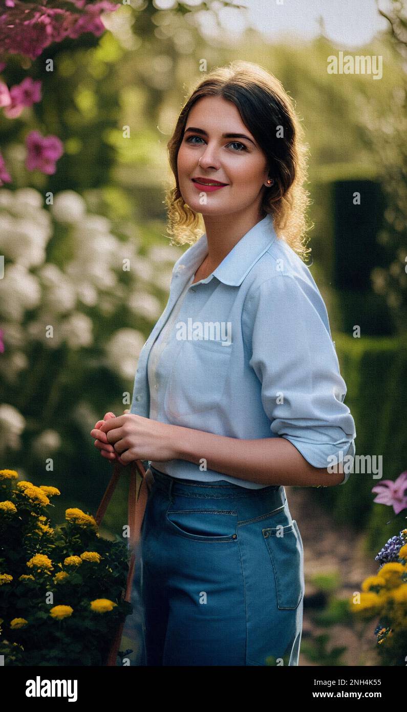 Englist woman hi-res stock photography and images - Alamy