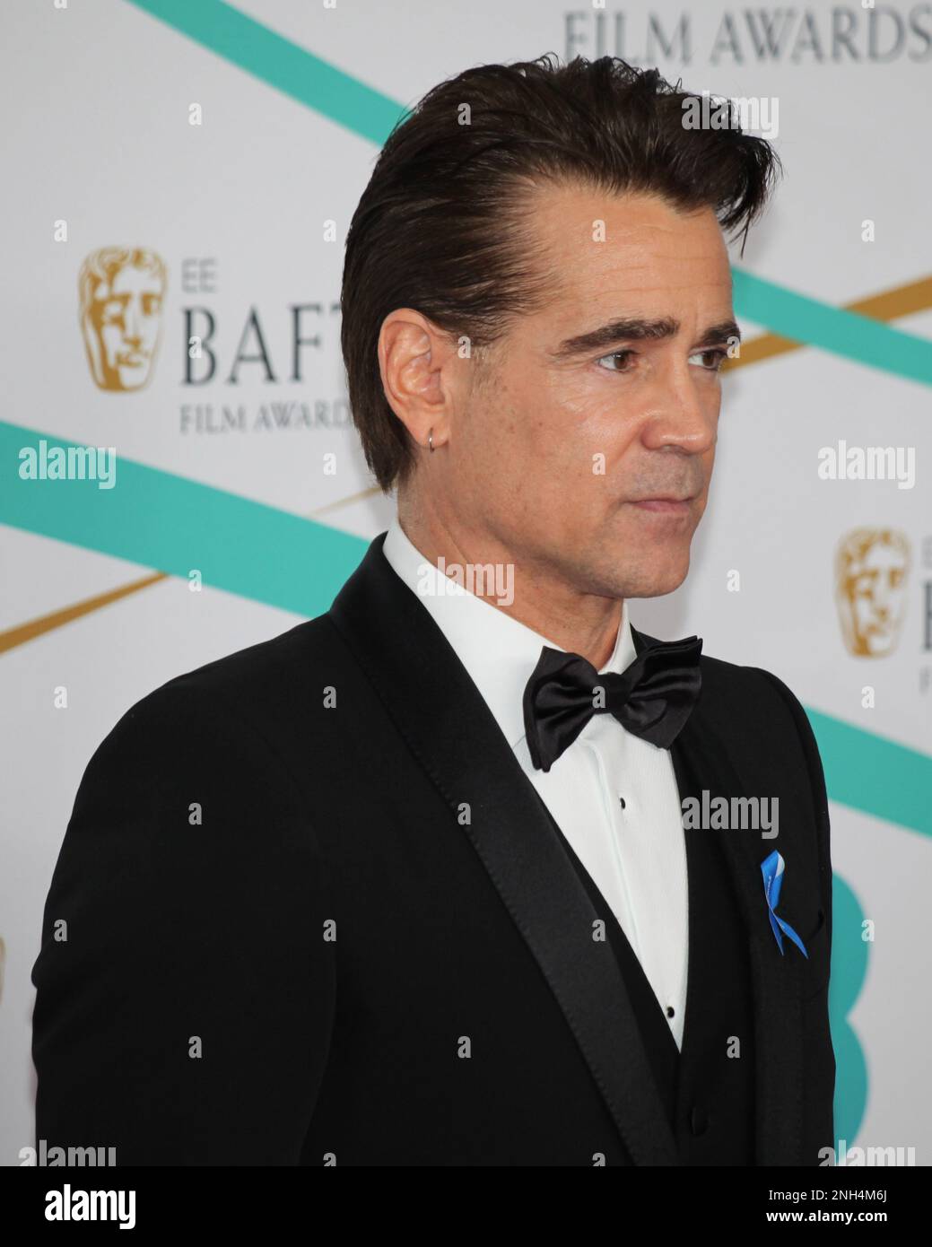 London, UK. Colin Farrell at the EE BAFTA Film Awards 2023 at The Royal ...