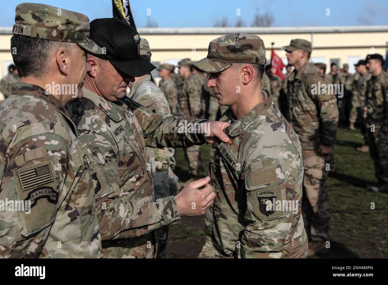 U.S. Army Soldier Staff Sgt. Coleman with the 101st Airborne Division ...