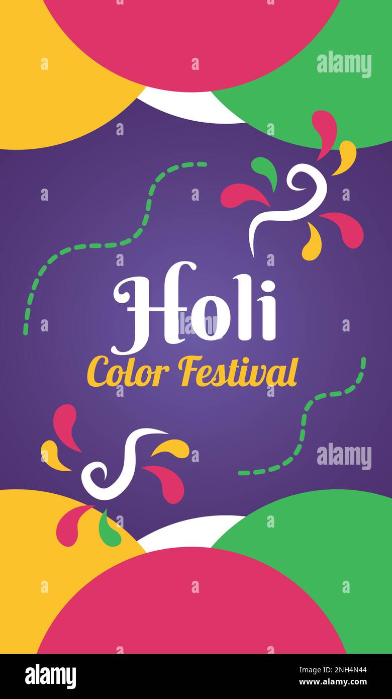 India holi colored powder Stock Vector Images - Alamy