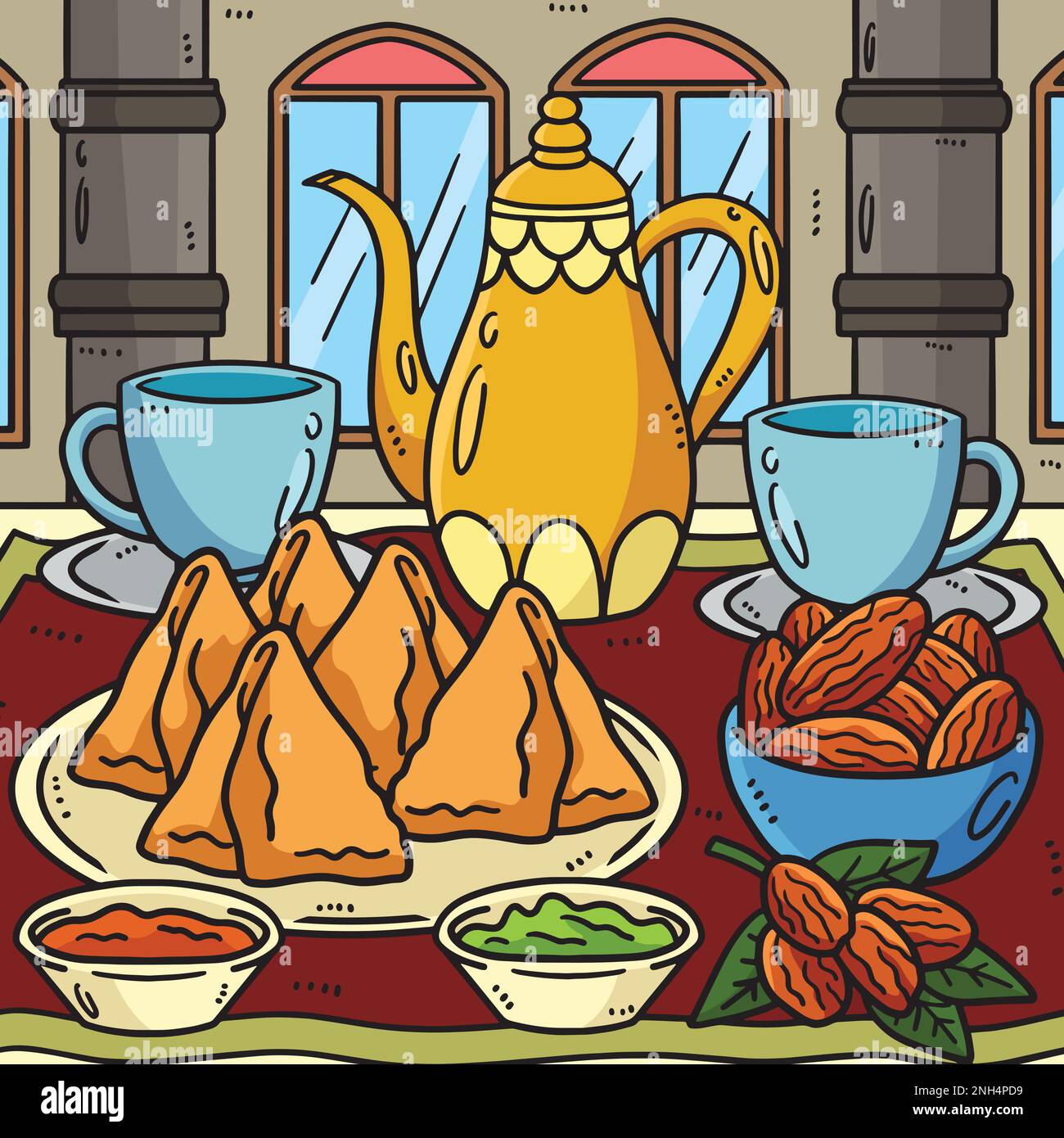 Sambusa not india Stock Vector Images - Alamy