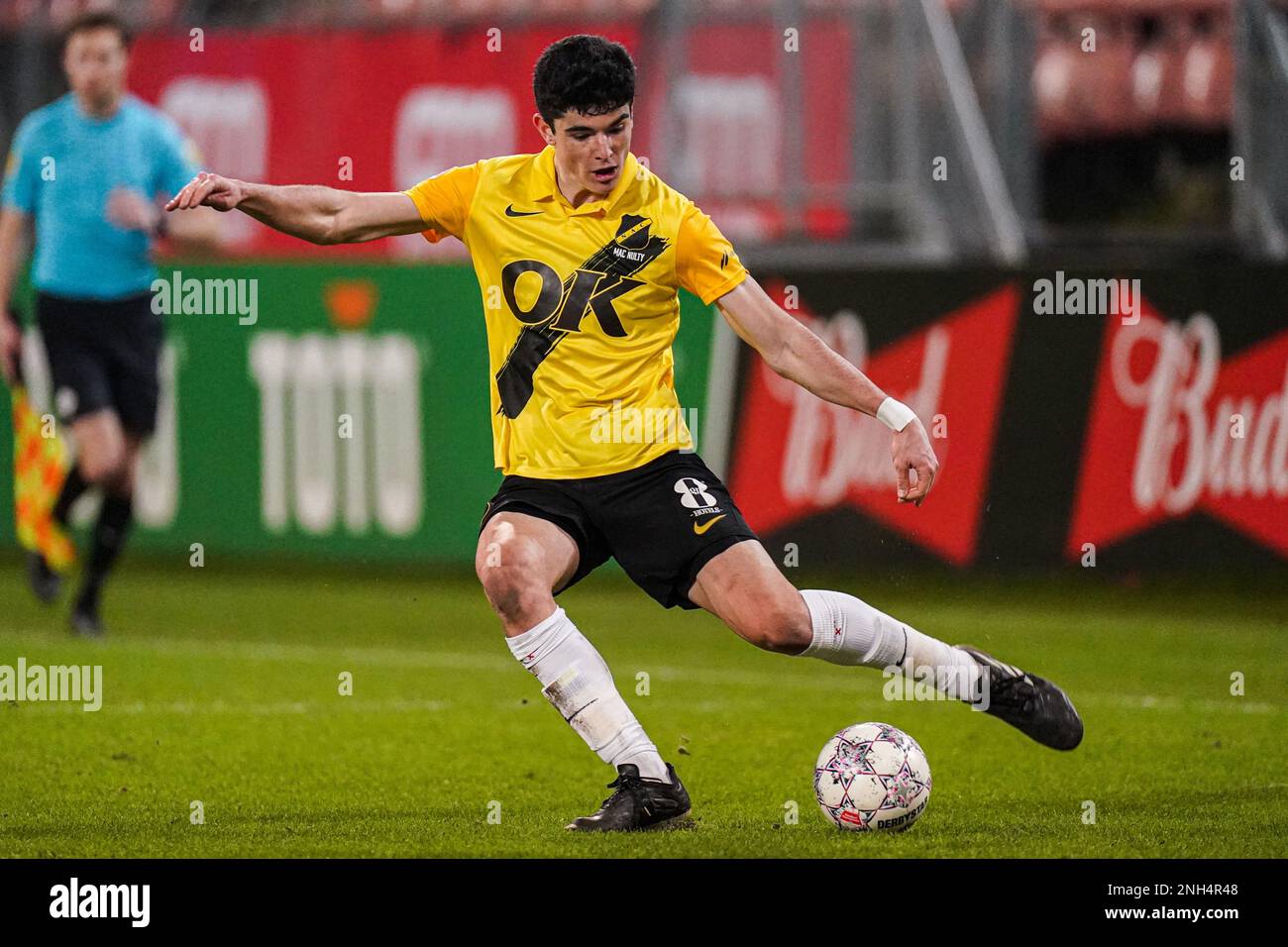 UTRECHT, NETHERLANDS - FEBRUARY 20: Anselmo Garcia MacNulty of NAC ...
