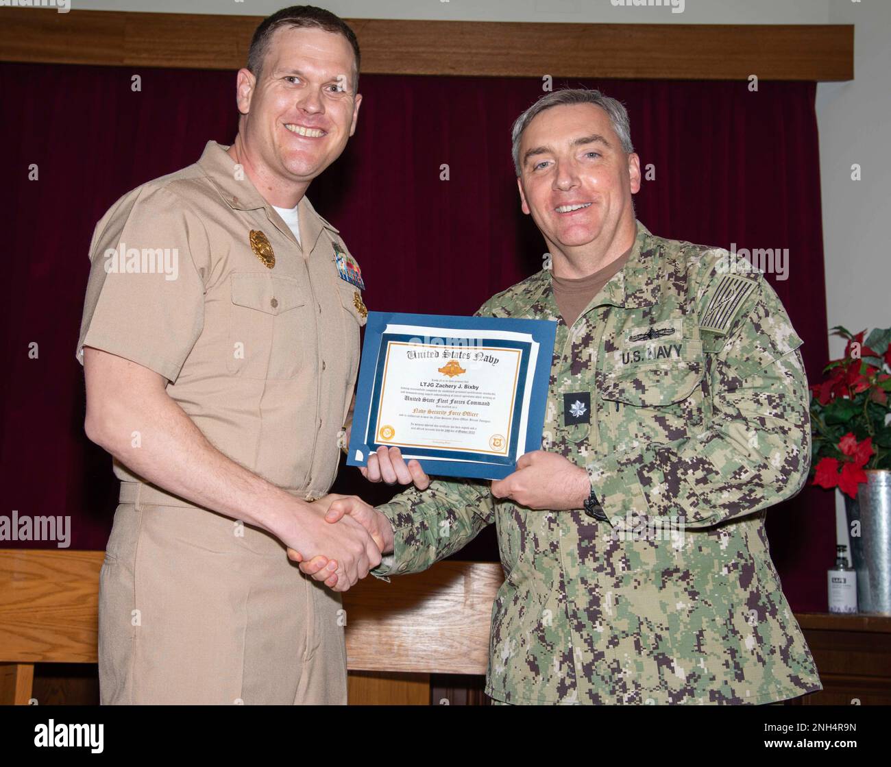 Cmdr. Douglas Kennedy, chief staff officer of Commander, Fleet ...