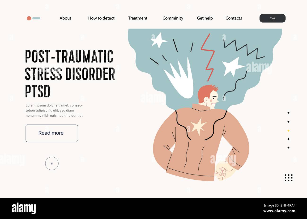 Nervous burst Stock Vector Images - Alamy