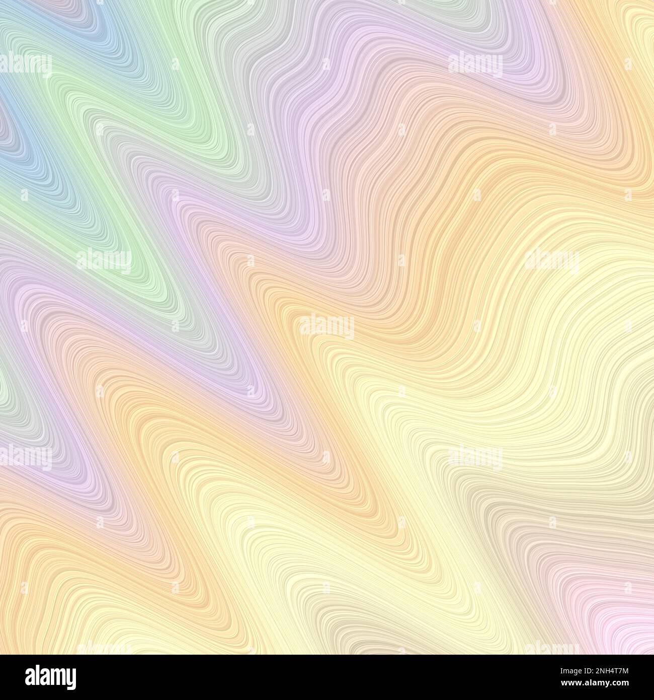 Abstract pastel wavy frame background Stock Vector Images - Alamy