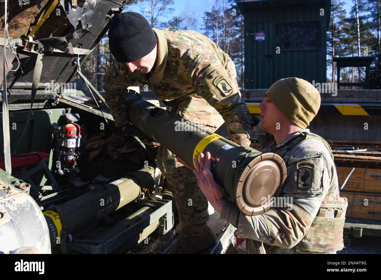 U.S. Paratroopers, assigned to 1st Squadron, 91st Cavalry Regiment ...