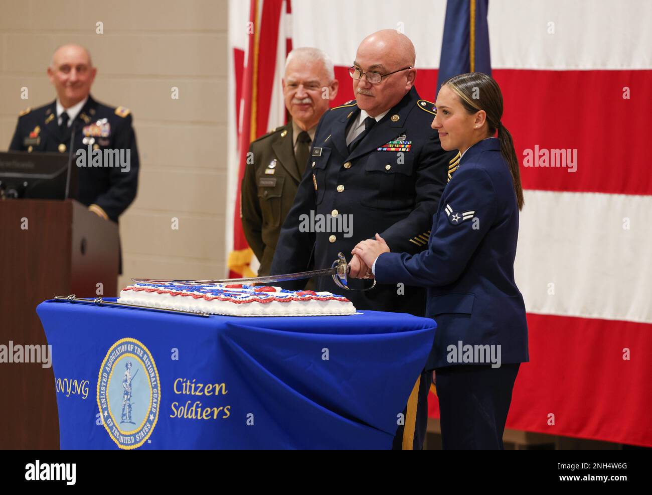 New York Army National Guard Master Sgt. Jerry Swain and Air National ...