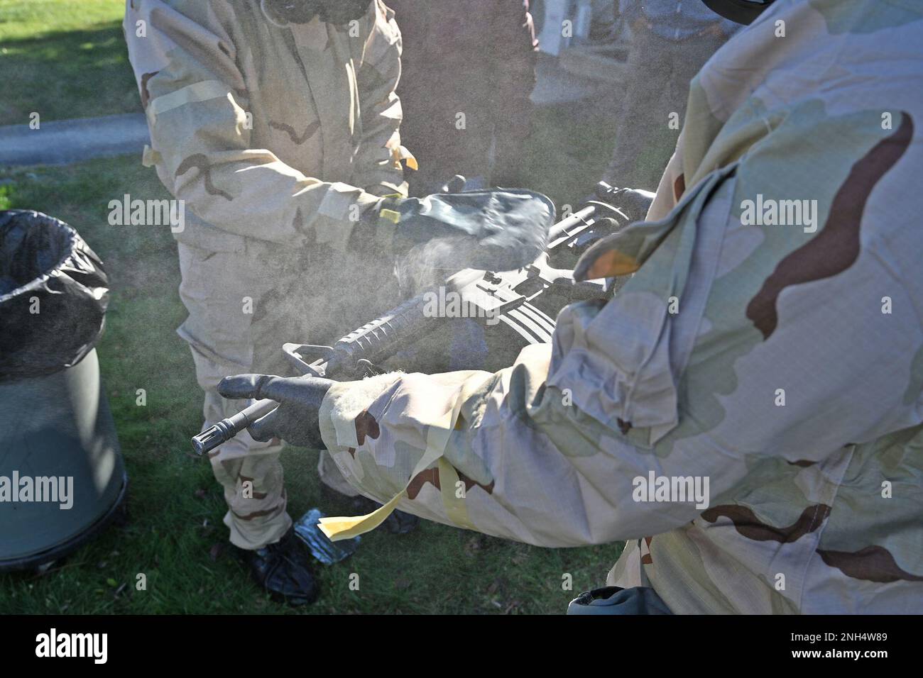 The Fort Dix CBRN School held training for various unit soldiers for ...