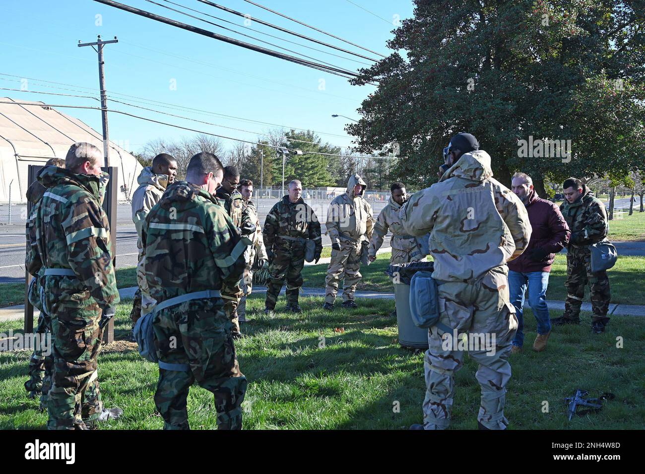 The Fort Dix CBRN School held training for various unit soldiers for ...