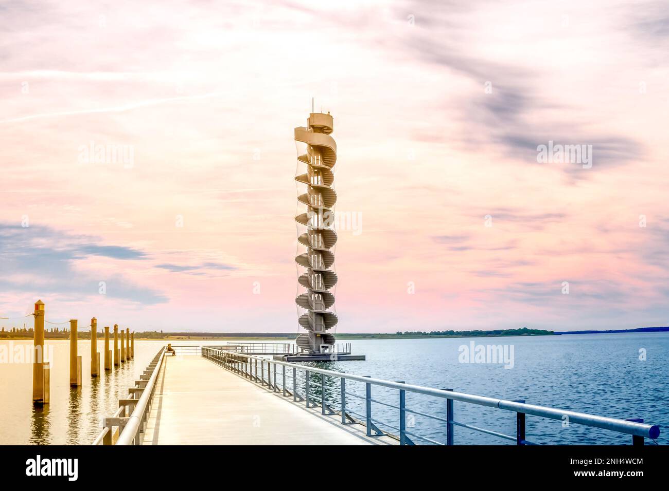 Lake in Bitterfeld, Germany Stock Photo - Alamy