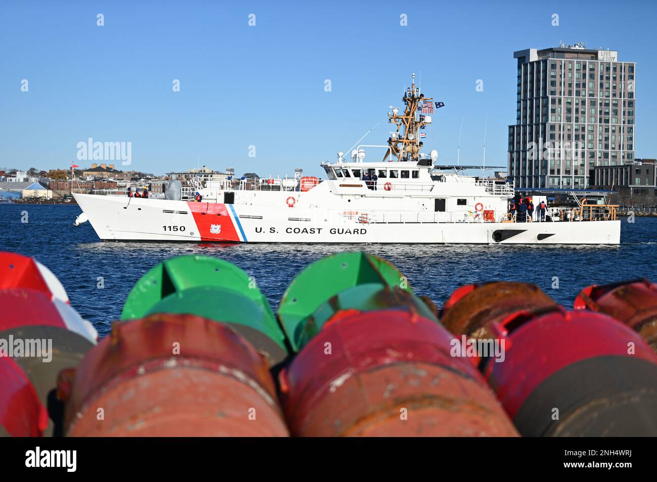 The Coast Guard Cutter William Chadwick (WPC-1150) transits through the ...