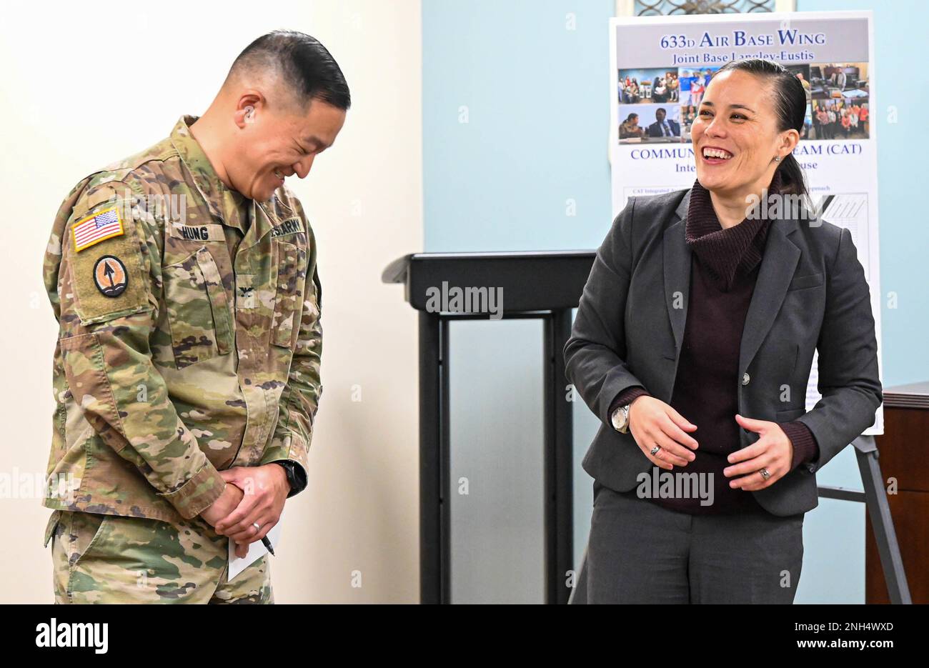 Under Secretary of the Air Force Gina Ortiz Jones meets with U.S. Army ...