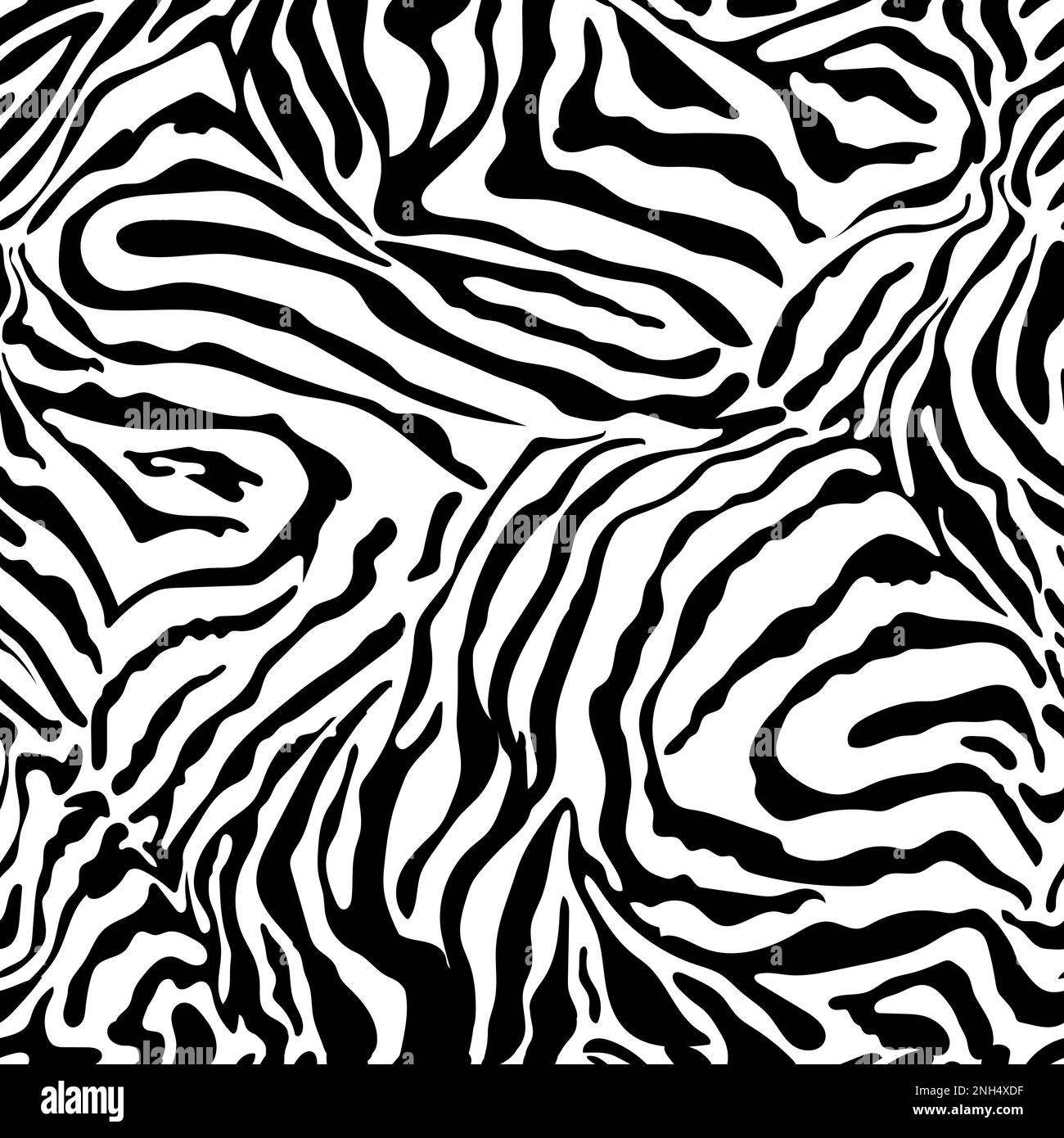 Zebra Stripes Seamless Pattern. Animal print background for fabric ...