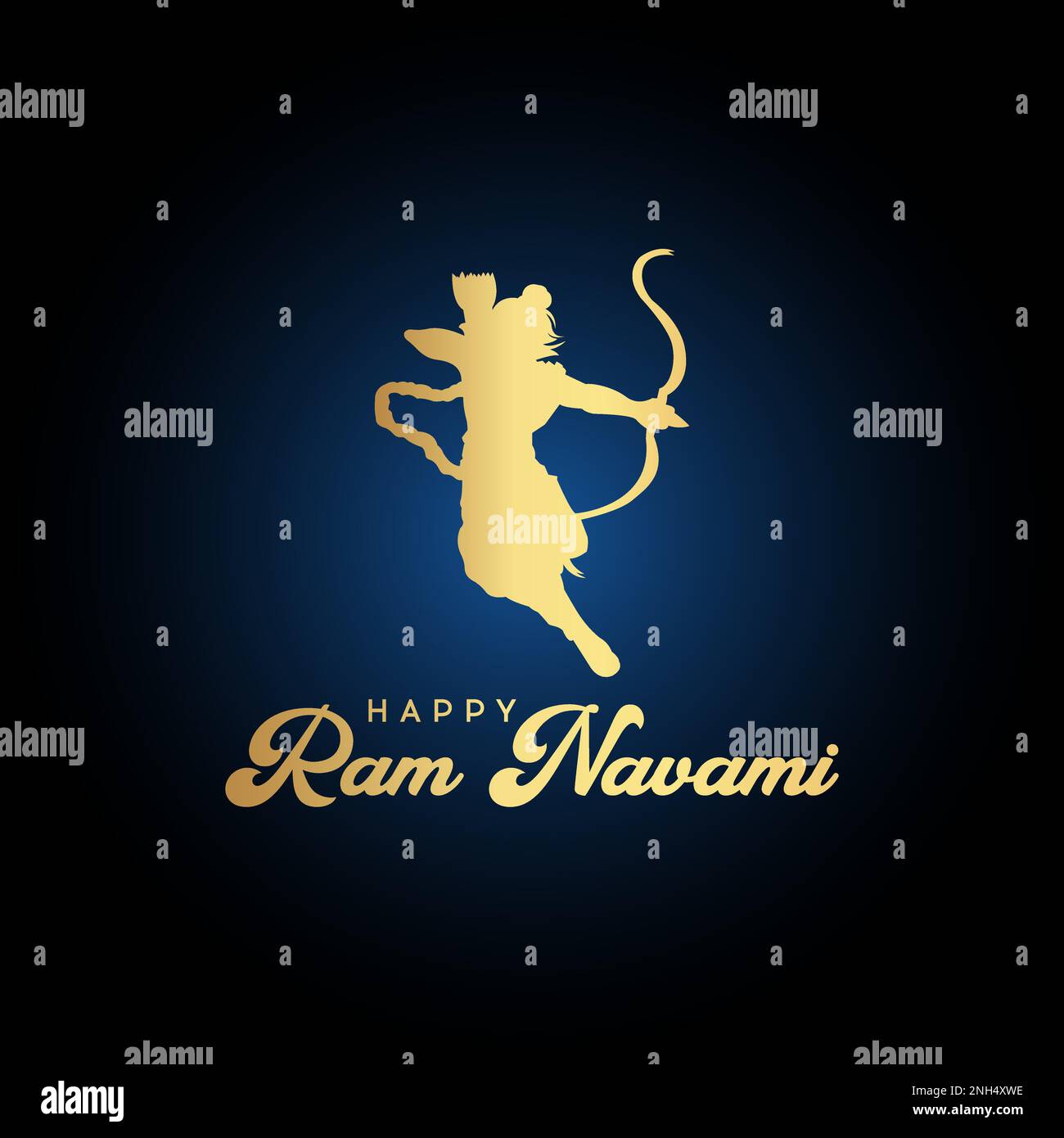 Happy Ram Navami festival of India. Ram Navami Indian festival banner ...