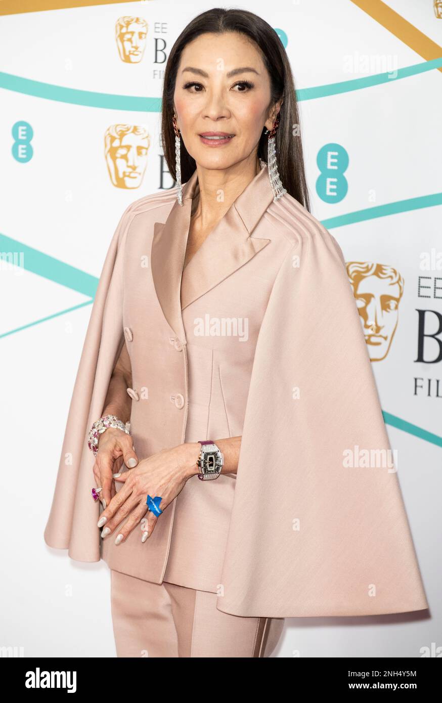 Michelle Yeoh at the 76th EE British Academy Film Awards, Royal ...