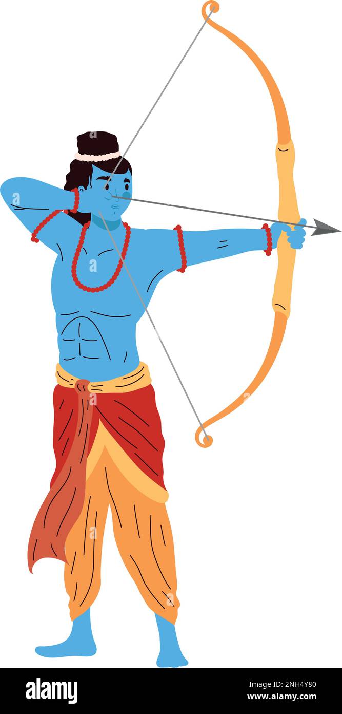 lord sri rama with arrow Stock Vector Image & Art - Alamy