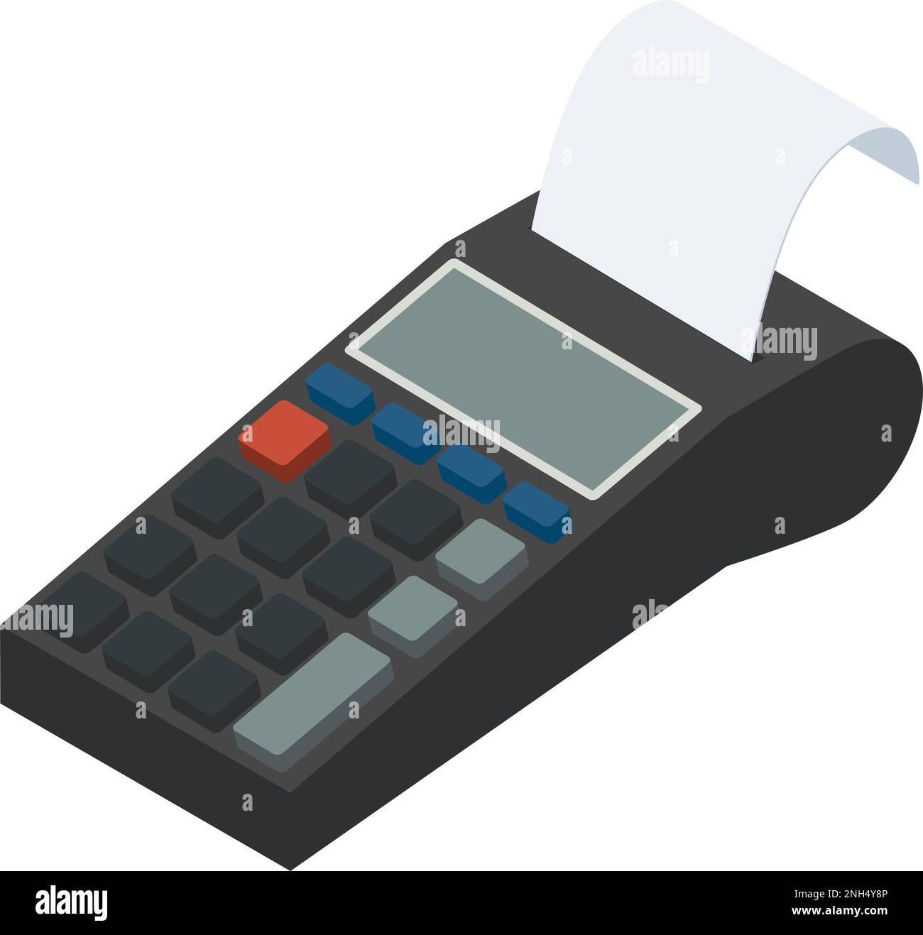 voucher machine device isolated icon Stock Vector Image & Art - Alamy