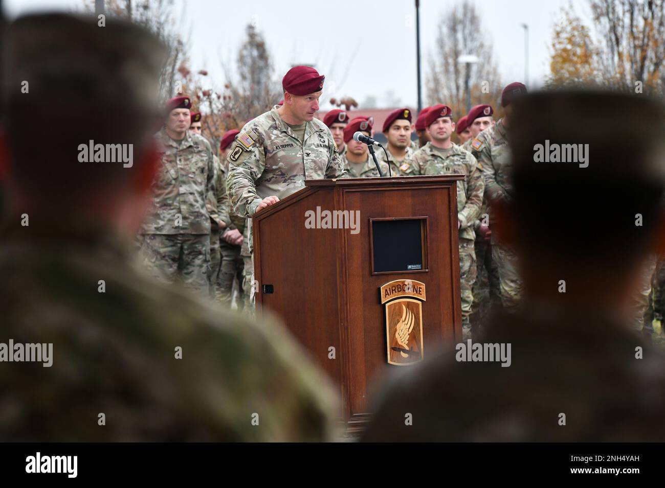 U.S. Army Col. Michael F. Kloepper, Commander of 173rd Airborne Brigade ...