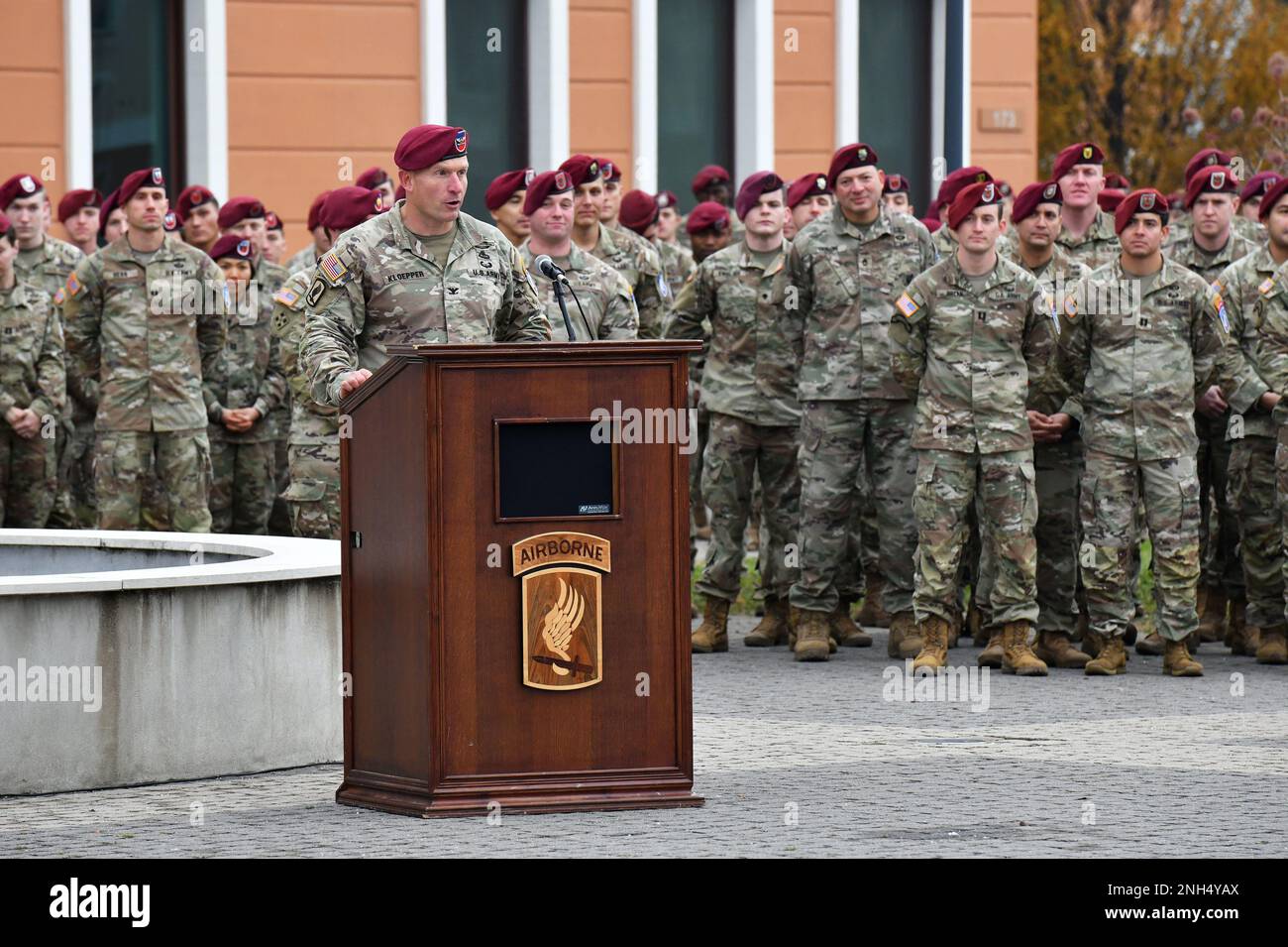 U.S. Army Col. Michael F. Kloepper, Commander of 173rd Airborne Brigade ...