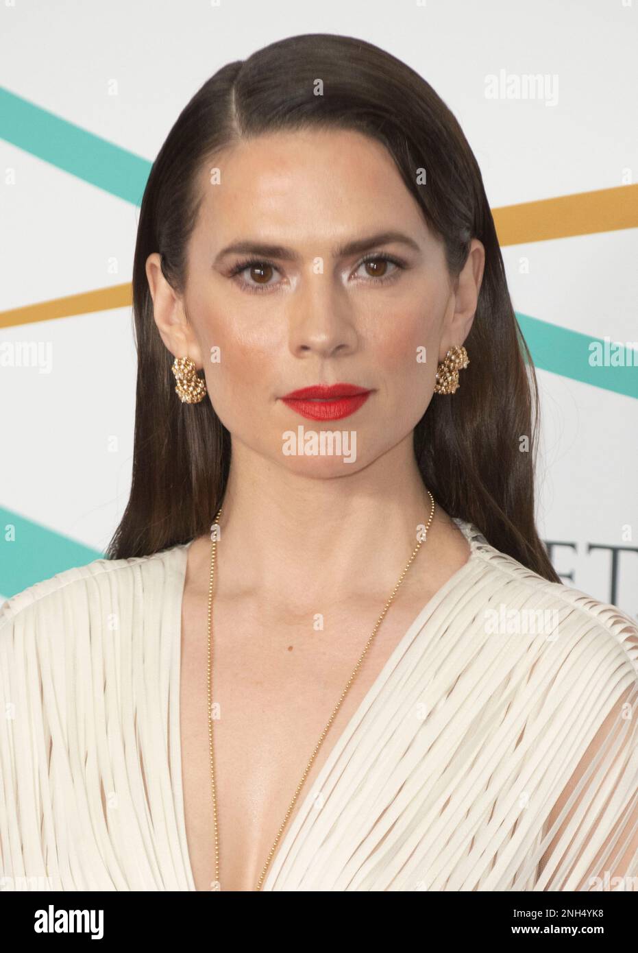 Hayley Atwel at the 76th EE British Academy Film Awards, Royal Festival ...
