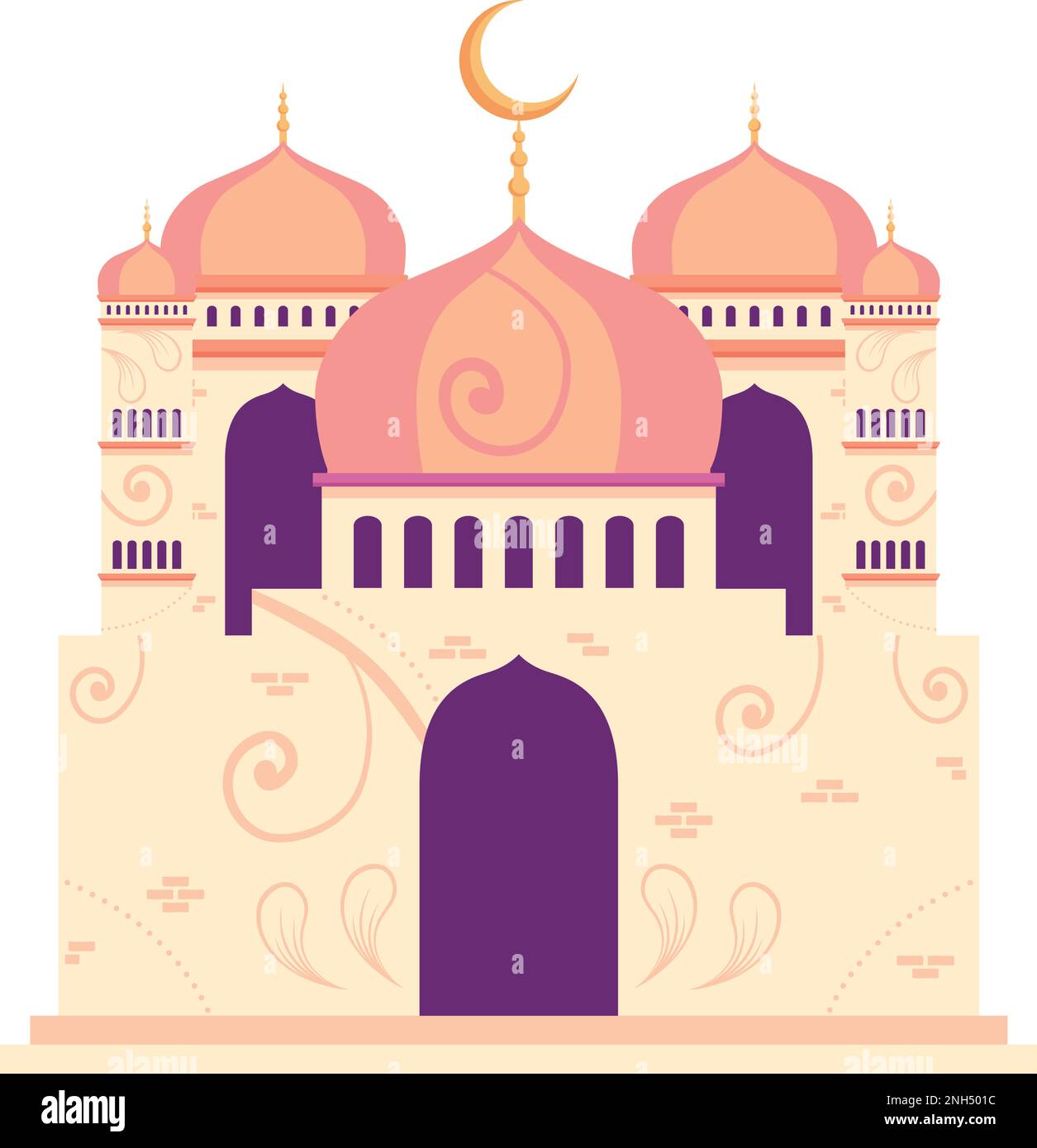 muslim facade front traditional icon Stock Vector Image & Art - Alamy
