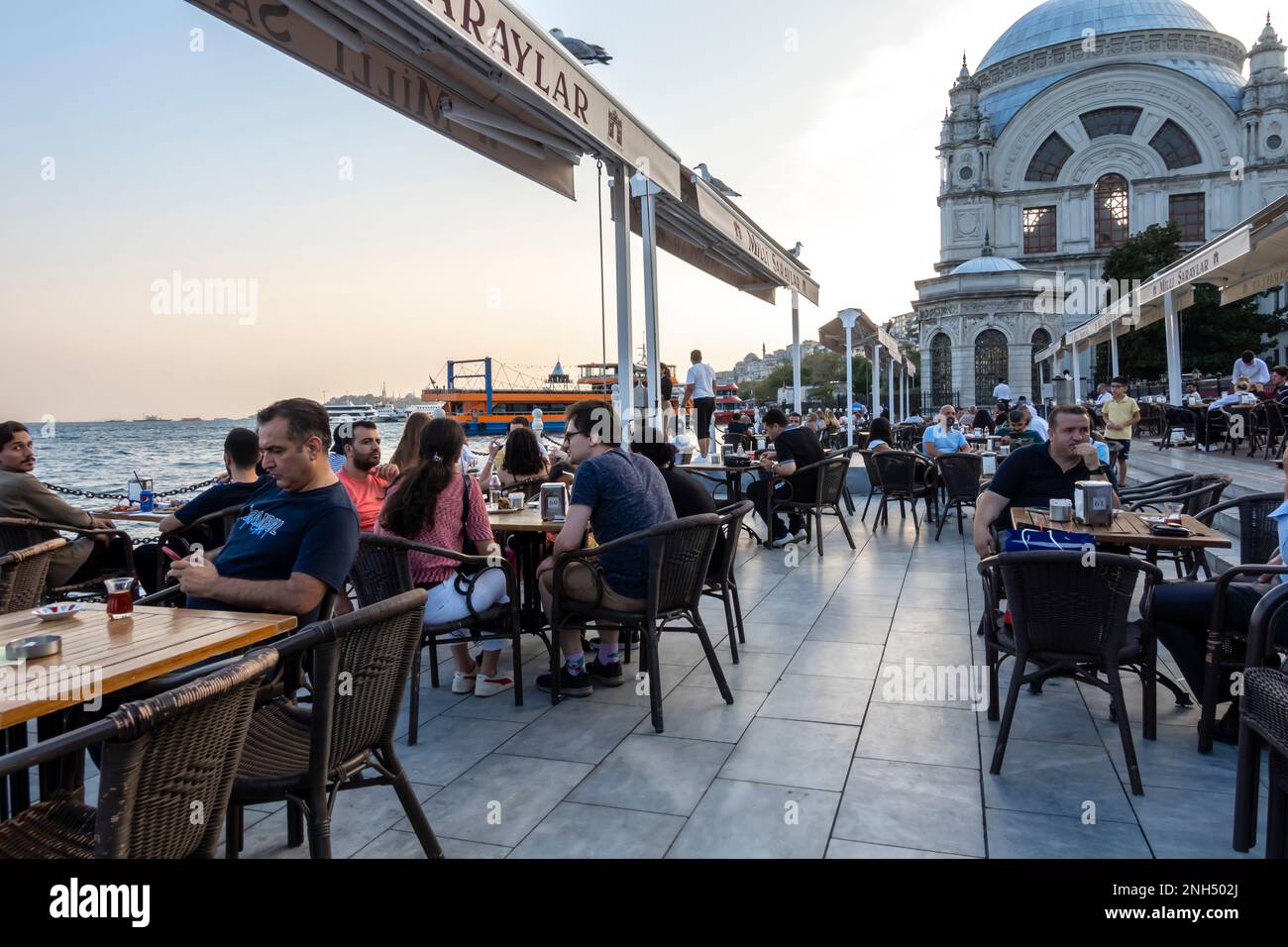 Dolmabahce cafe besiktas hi-res stock photography and images - Alamy