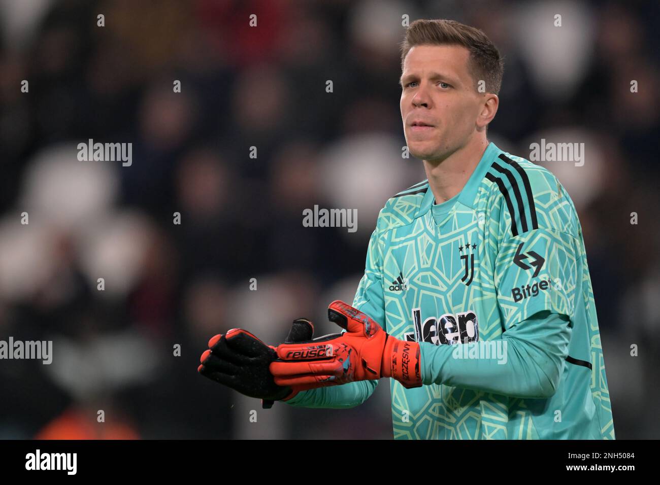 TURIN - Juventus FC goalkeeper Wojciech Szczesny during the Italian ...