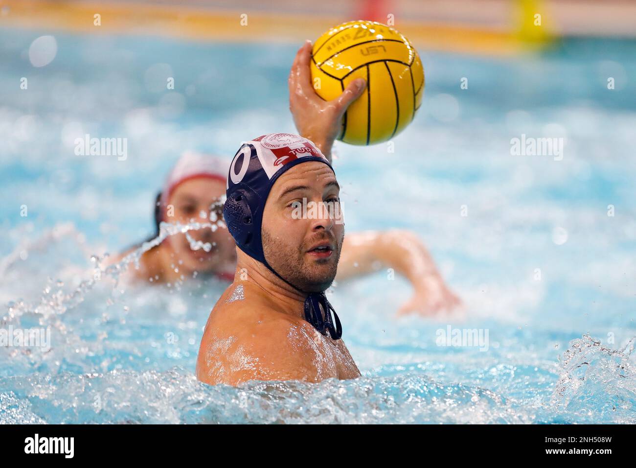 Belgrade, Serbia, 18 February 2023. Filip Filipovic of Olympiacos ...
