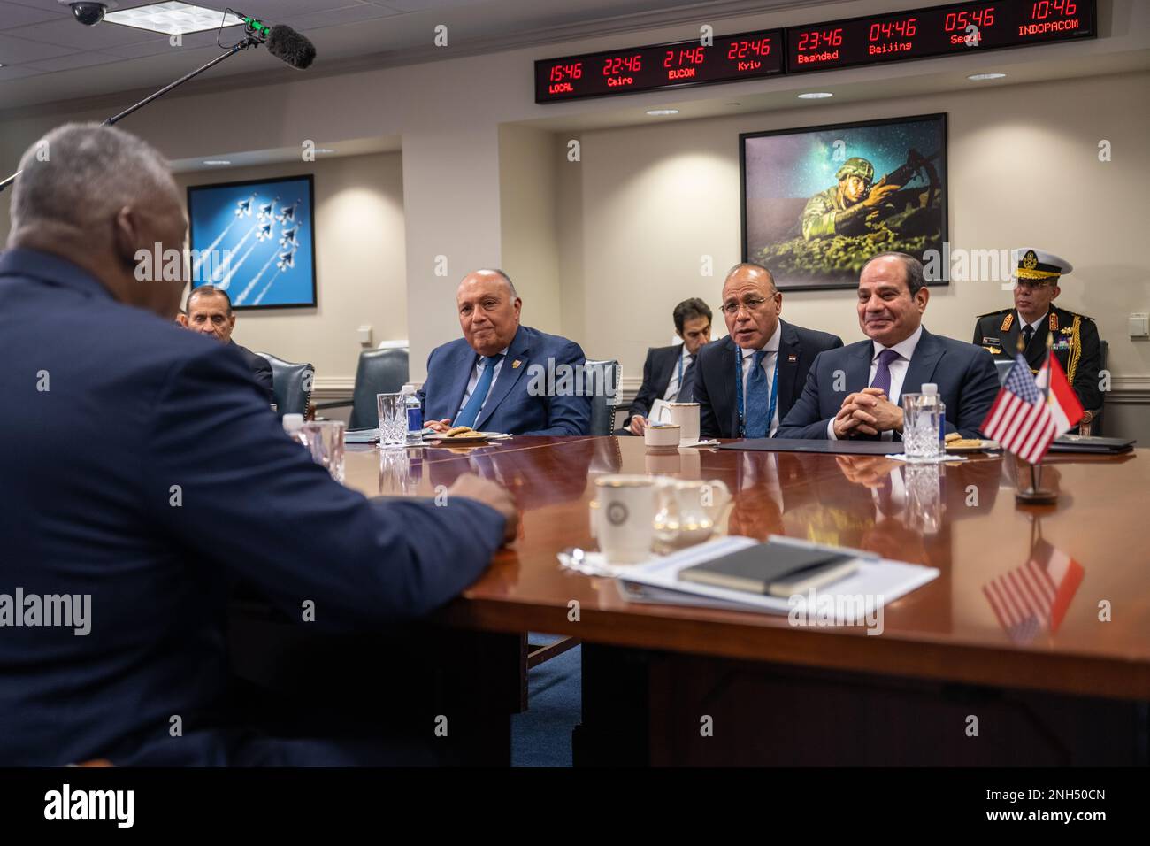 Secretary of Defense Lloyd J. Austin III hosts Egyptian President Abdel ... Secretary of Defense Lloyd J. Austin III hosts Egyptian President Abdel ...