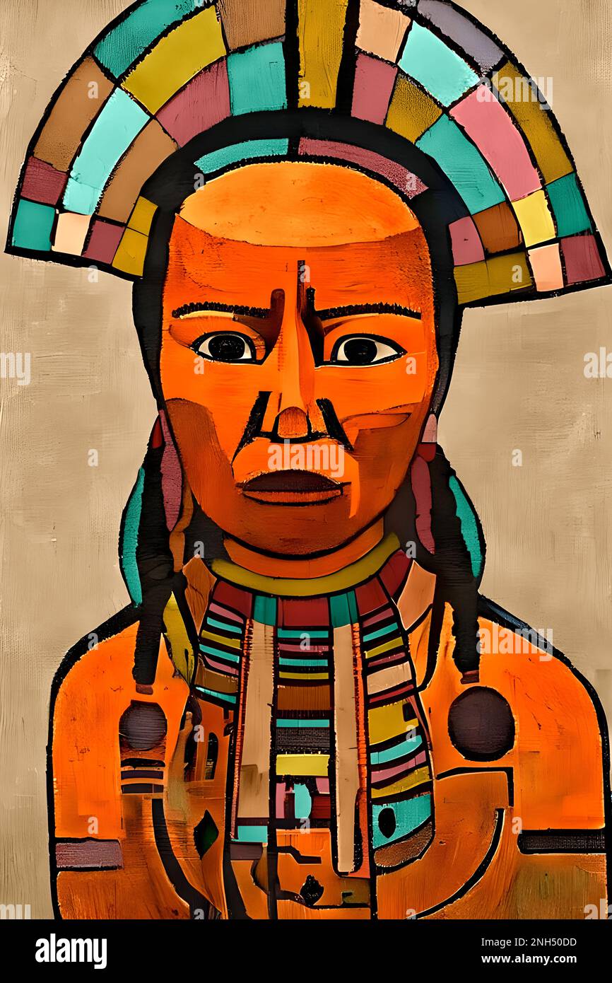 Abstract art person portrait hi-res stock photography and images - Alamy