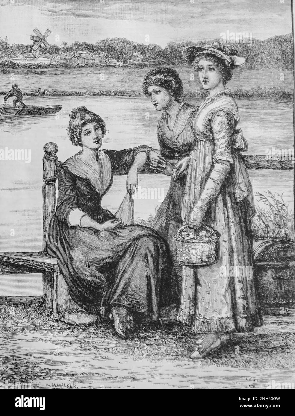 Charming girls Black and White Stock Photos & Images - Alamy