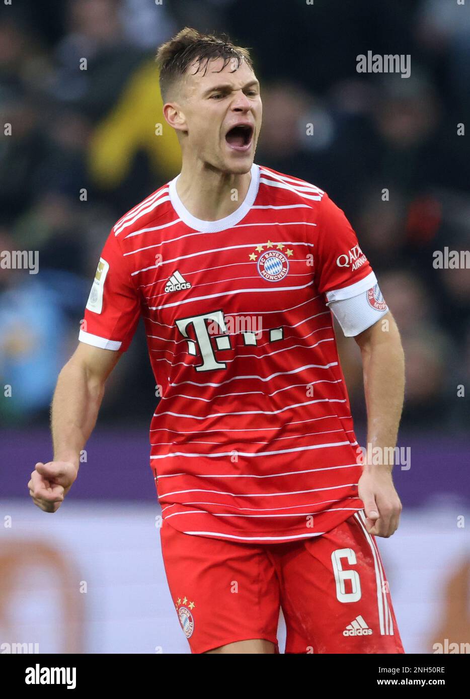 Lautstark .. Joshua Kimmich of Bayern Muenchen Fussball 1 . Bundesliga ...