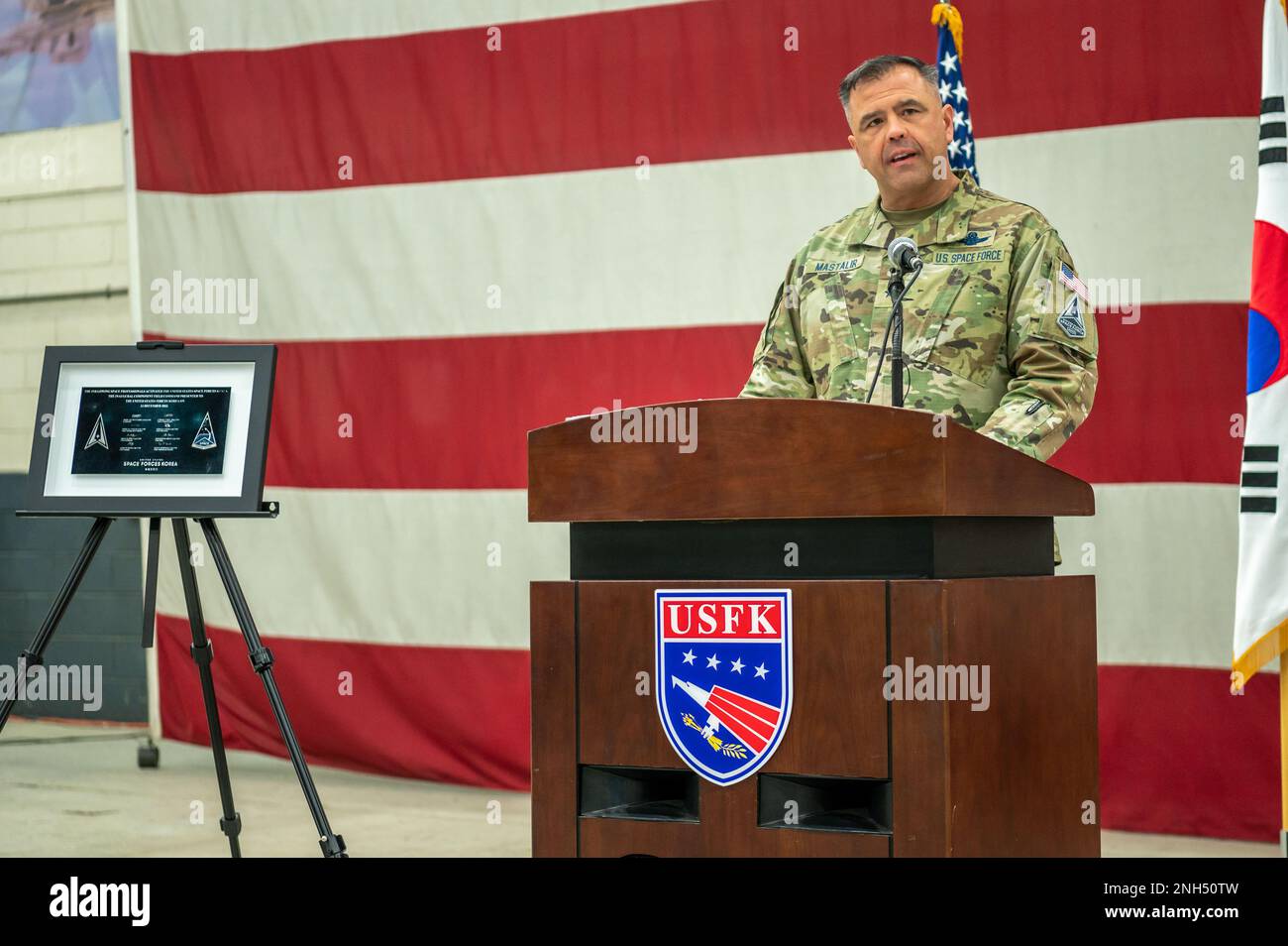 U.S. Space Force Brig. Gen. Anthony Mastalir, U.S. Space Forces Indo ...