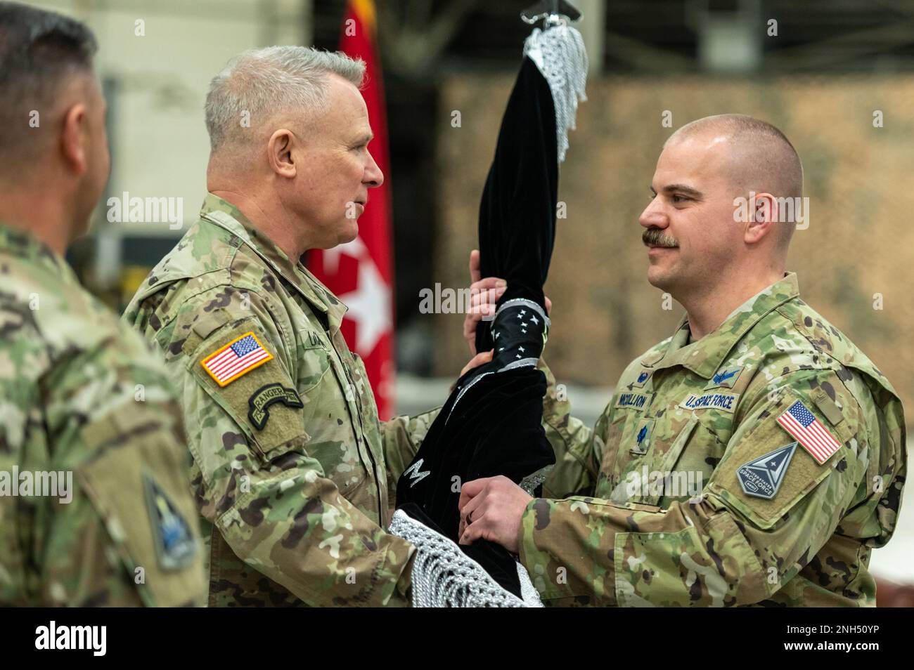 U.S. Army Gen. Paul LaCamera, U.S. Forces Korea commander, passes the U ...