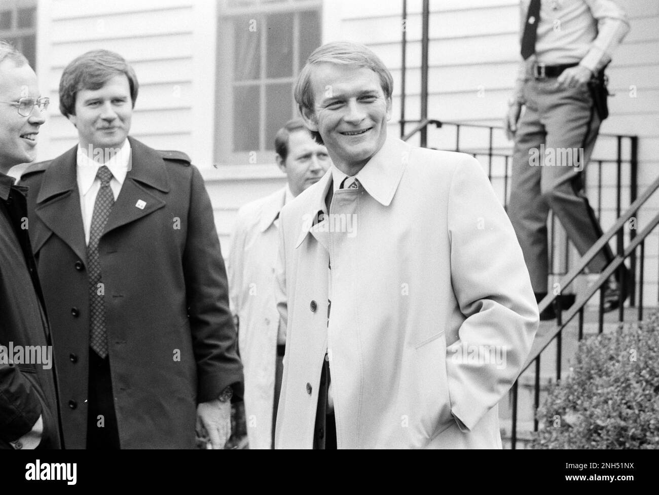 Carter press secretary Jody Powell (right) and Deputy press secretary ...