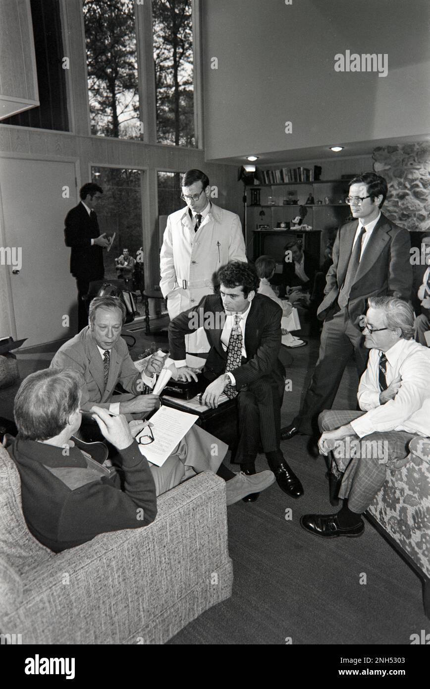 President elect Jimmy Carter holds a transition meeting with Vice ...